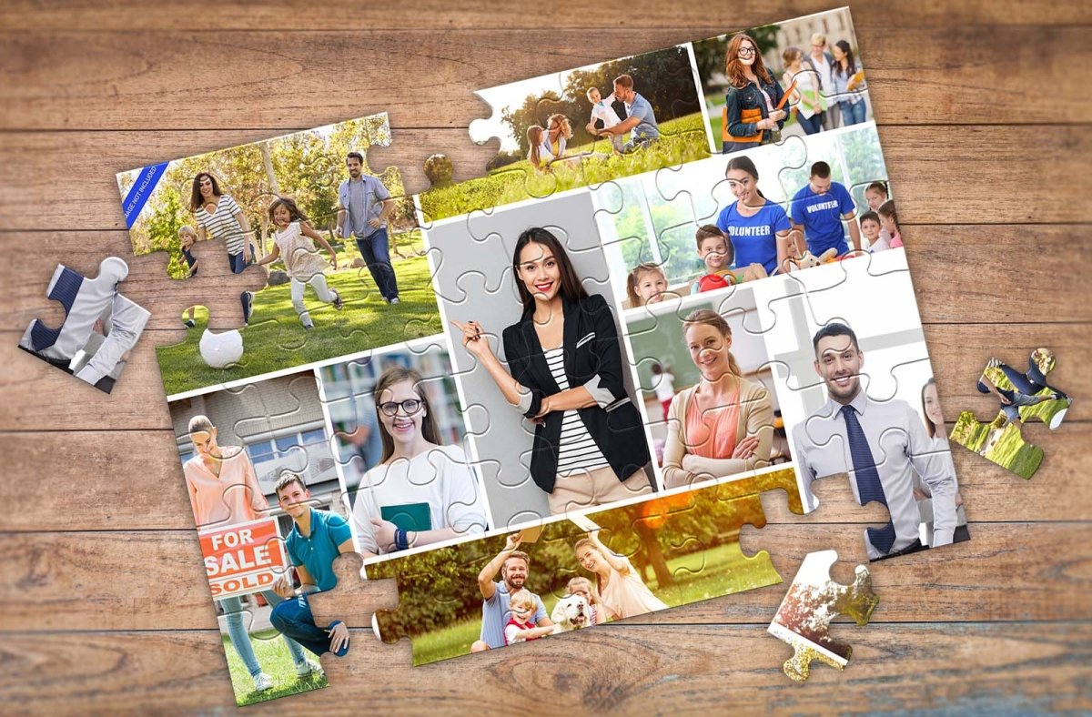 48 Piece Photo Collage Puzzle - Personalized Puzzles
