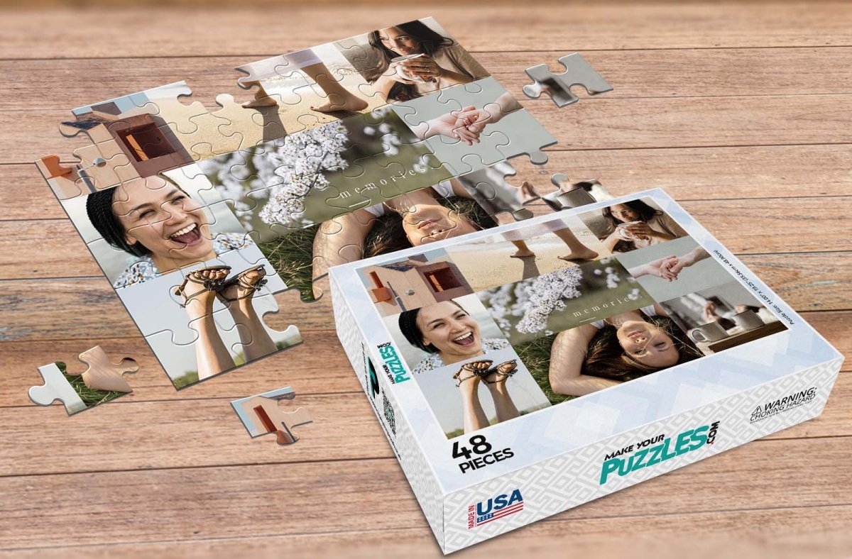 48 Piece Photo Collage Puzzle - Personalized Puzzles
